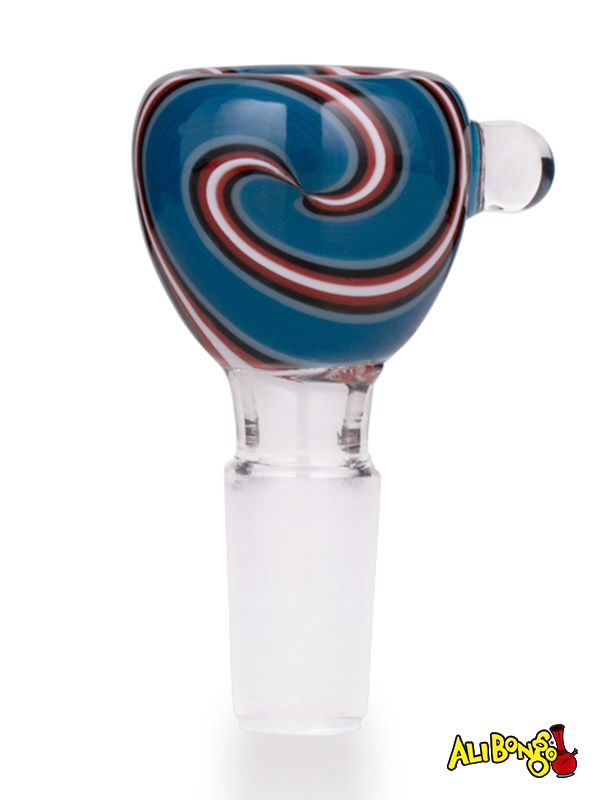 Five Colour Swirl Bong Bowl 14.5mm | Bong Accessories