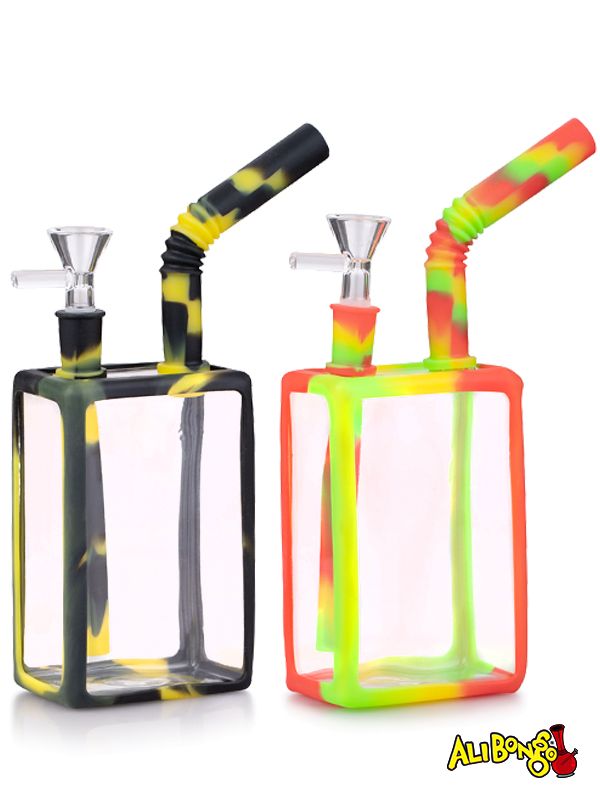 Silicone & Glass Juice Box Bong | Free UK Delivery