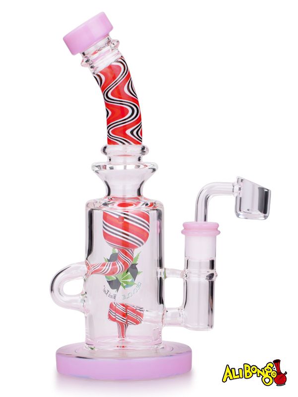 Black Leaf Pink Recycler Dab Rig | Free UK Delivery
